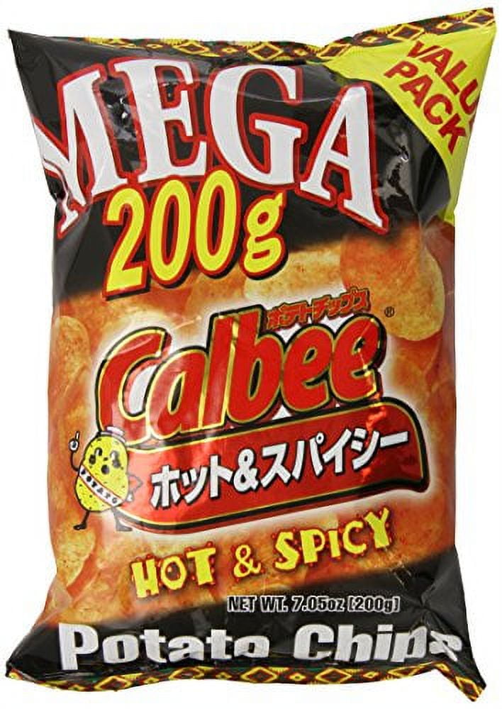 Calbee Mega Potato Chips, Hot & Spicy, 7 oz - Walmart.com