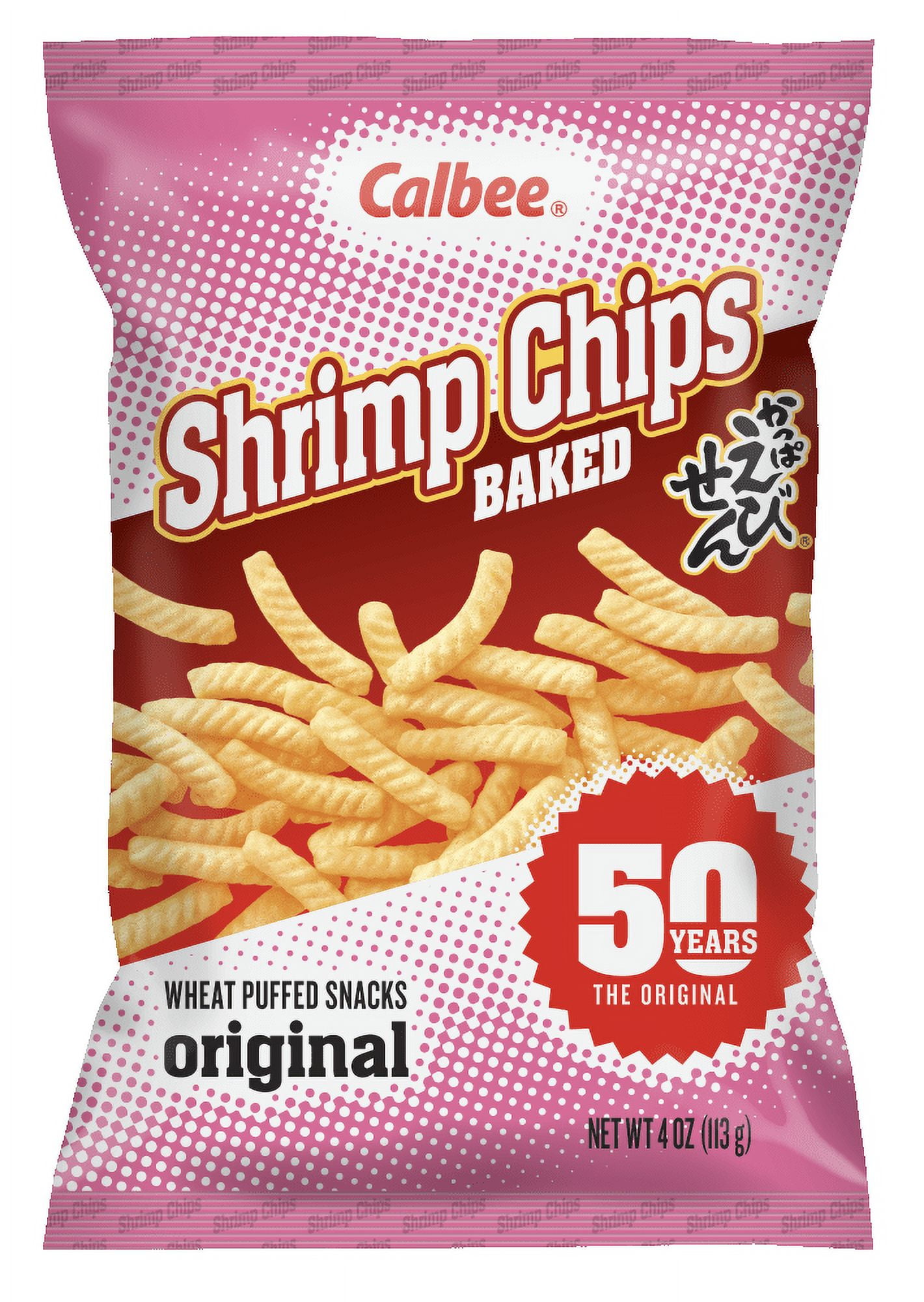 Calbee® Original Baked Shrimp Chips Puffed Snacks - Walmart.com