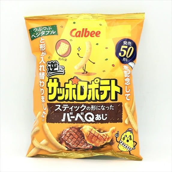 Calbee Sapporo Potato Chips -BBQ Flavor 59g 鬆脆濃香薯條（烤肉味） - Walmart.com