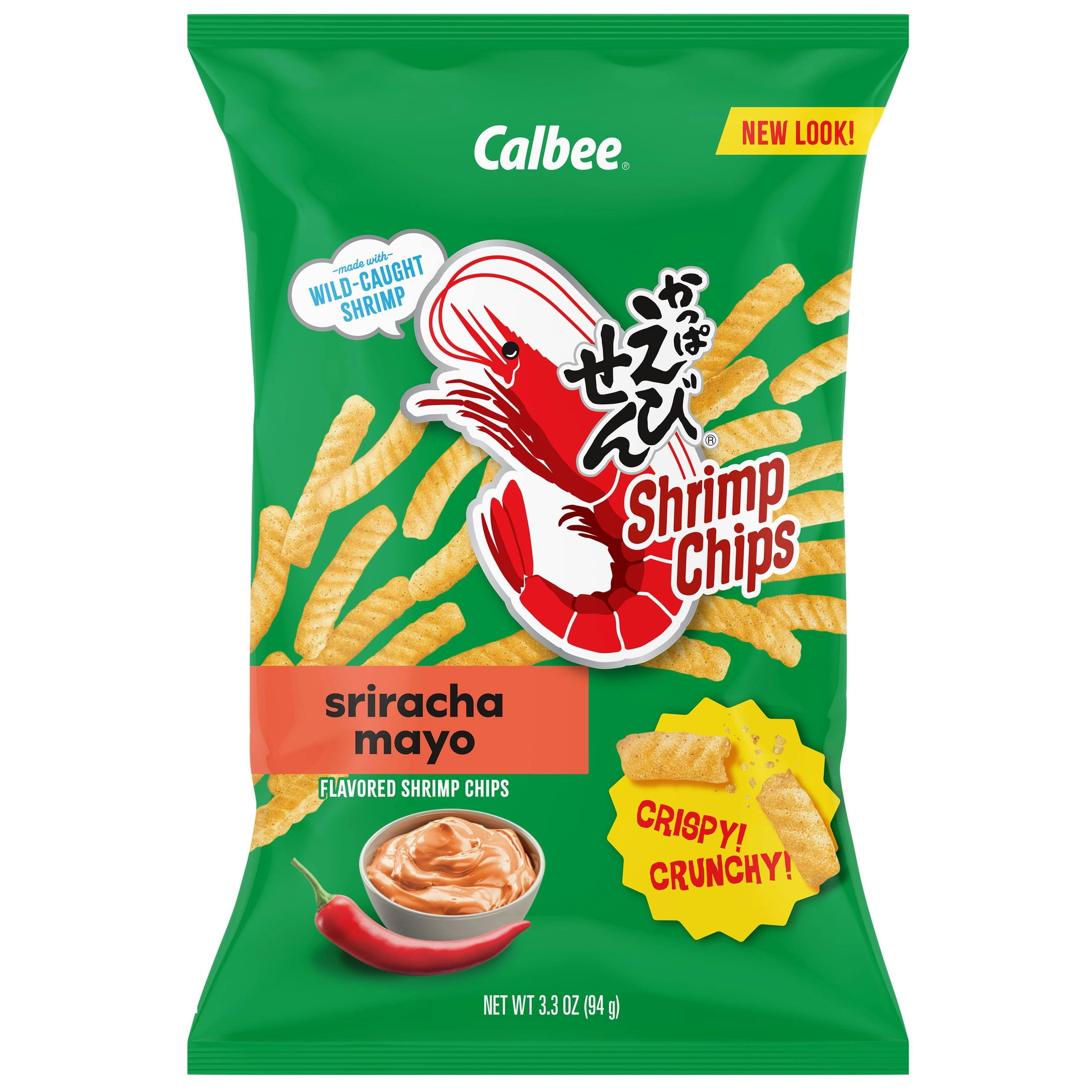 Calbee Spicy Asian Sauce Shrimp Chips Baked - Sriracha Mayo Crisp Fish ...