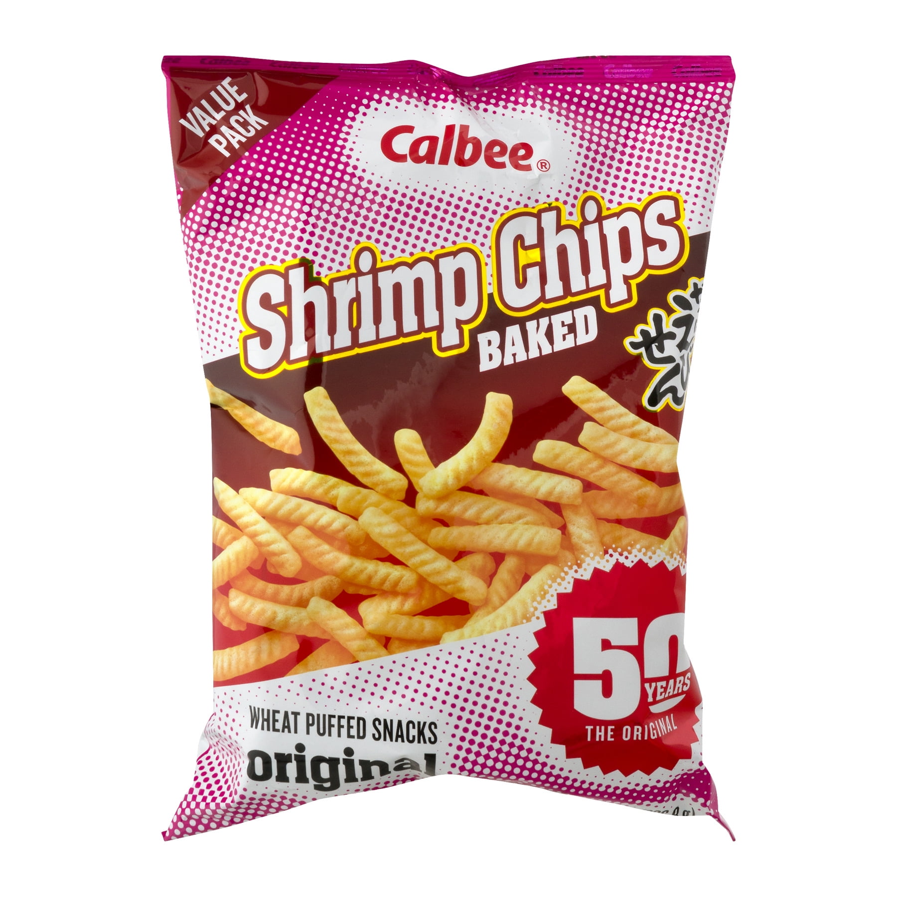 Calbee Shrimp Chips, Wheat Puffed Snacks Made with Wild-Caught Sushi ...