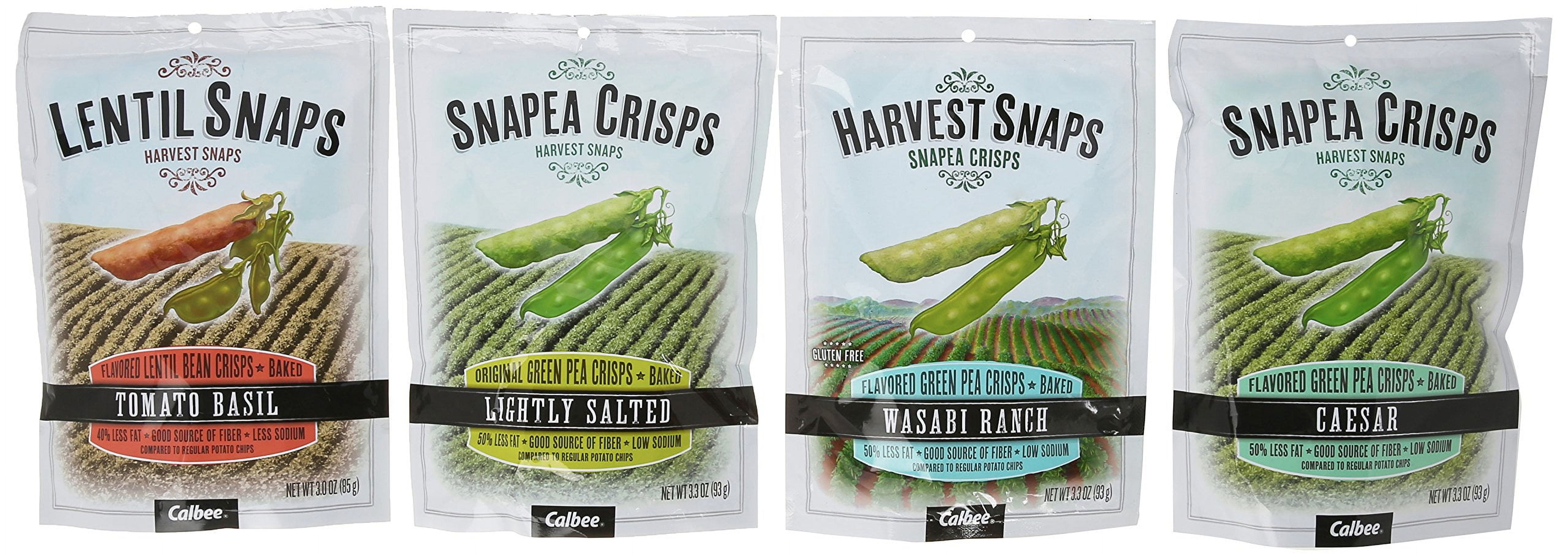 Calbee Snapea Crisps Harvest KEF16 Snaps ~ Variety Pack ~ Caesar ...