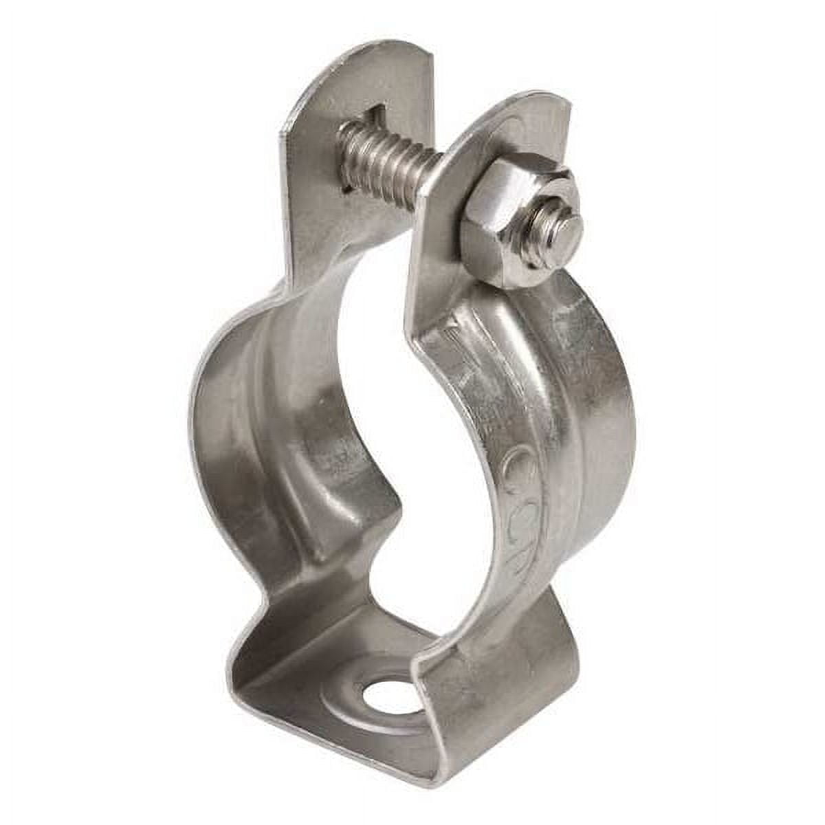 Hanger, Conduit; EMT; Pipe Use, 1 in, Stainless Steel, Polished Brite ...