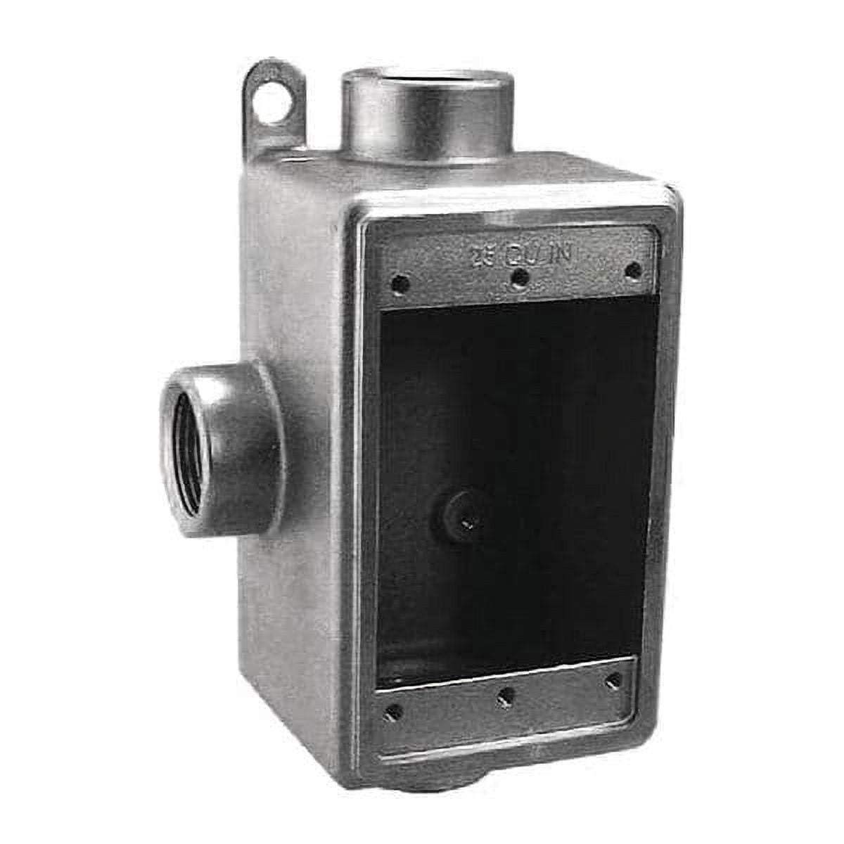Calbrite Weatherproof Box,3Inlet,3/4"Hub,25cu. In S60700FDCT - Walmart ...