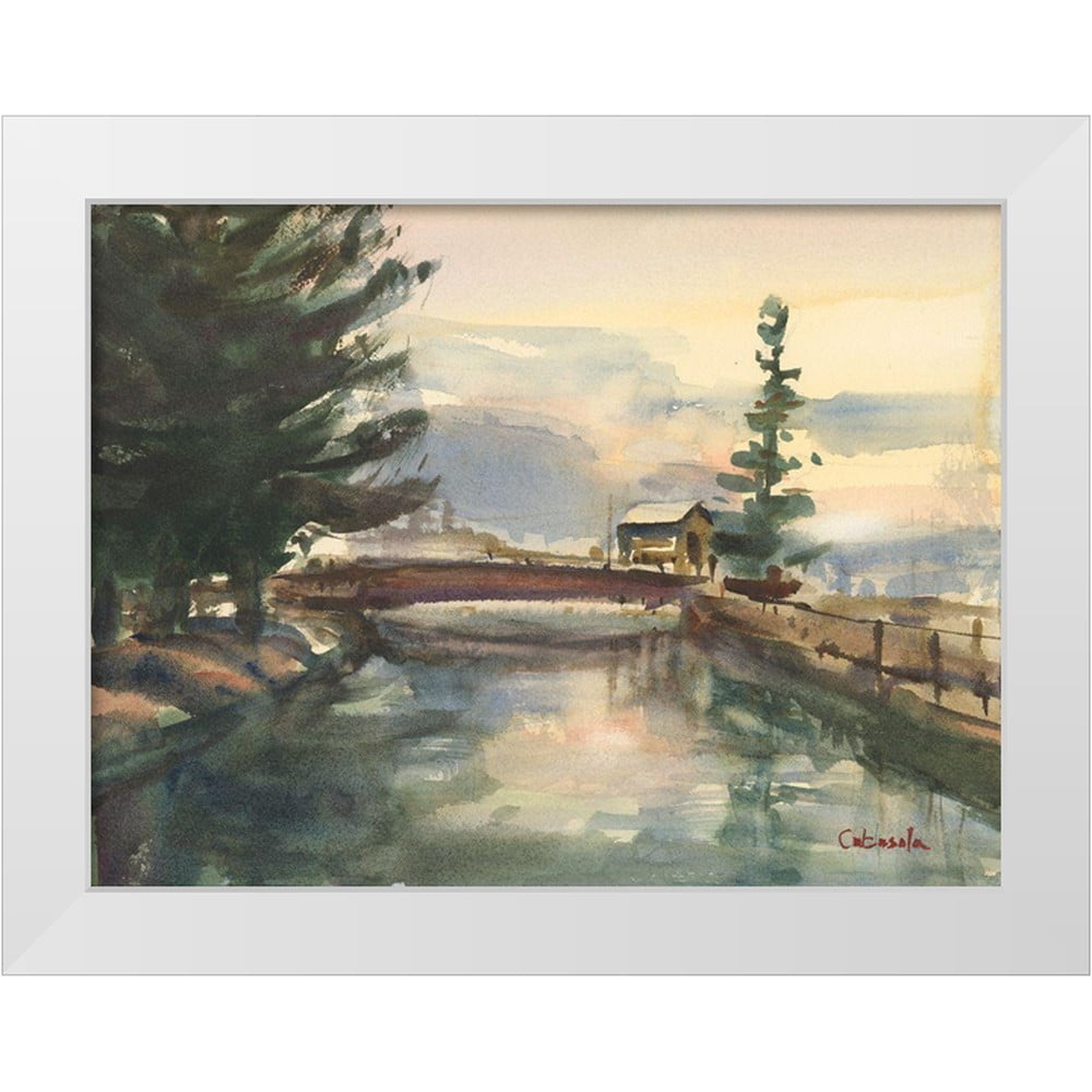 Calcasola, Stephen 24x19 White Modern Wood Framed Museum Art Print ...