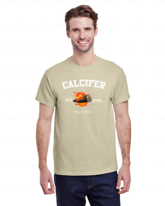 Calcifer Howls Moving Castle Studio Ghibli Movie Fan T Shirt for unisex ...