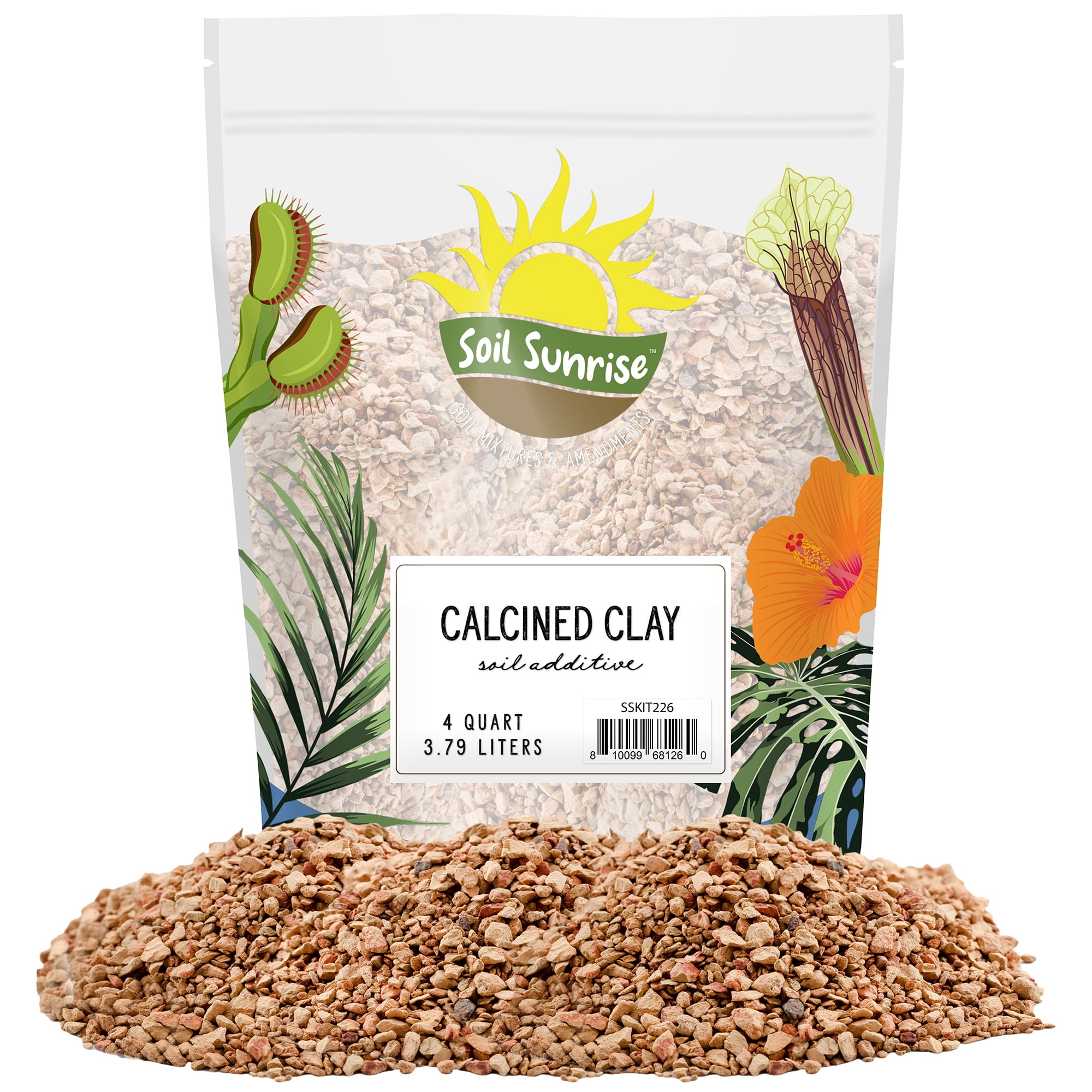 Calcined Clay Bonsai Soil Additive (4 Quarts), for Bonsai Tree Potting ...