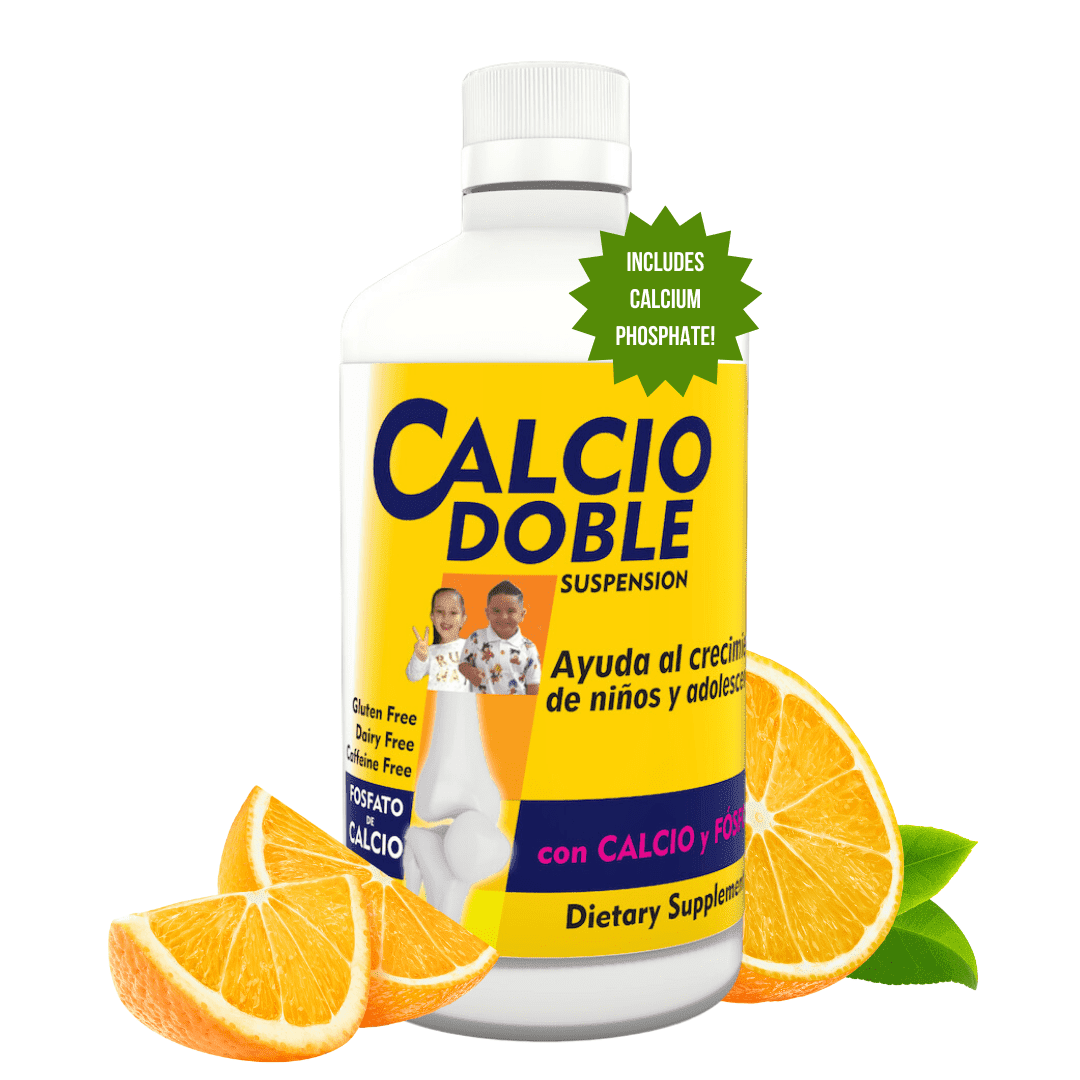 Calcio Doble Suspension for Kids, Calcium & Phosphate - 11.50 fl oz ...