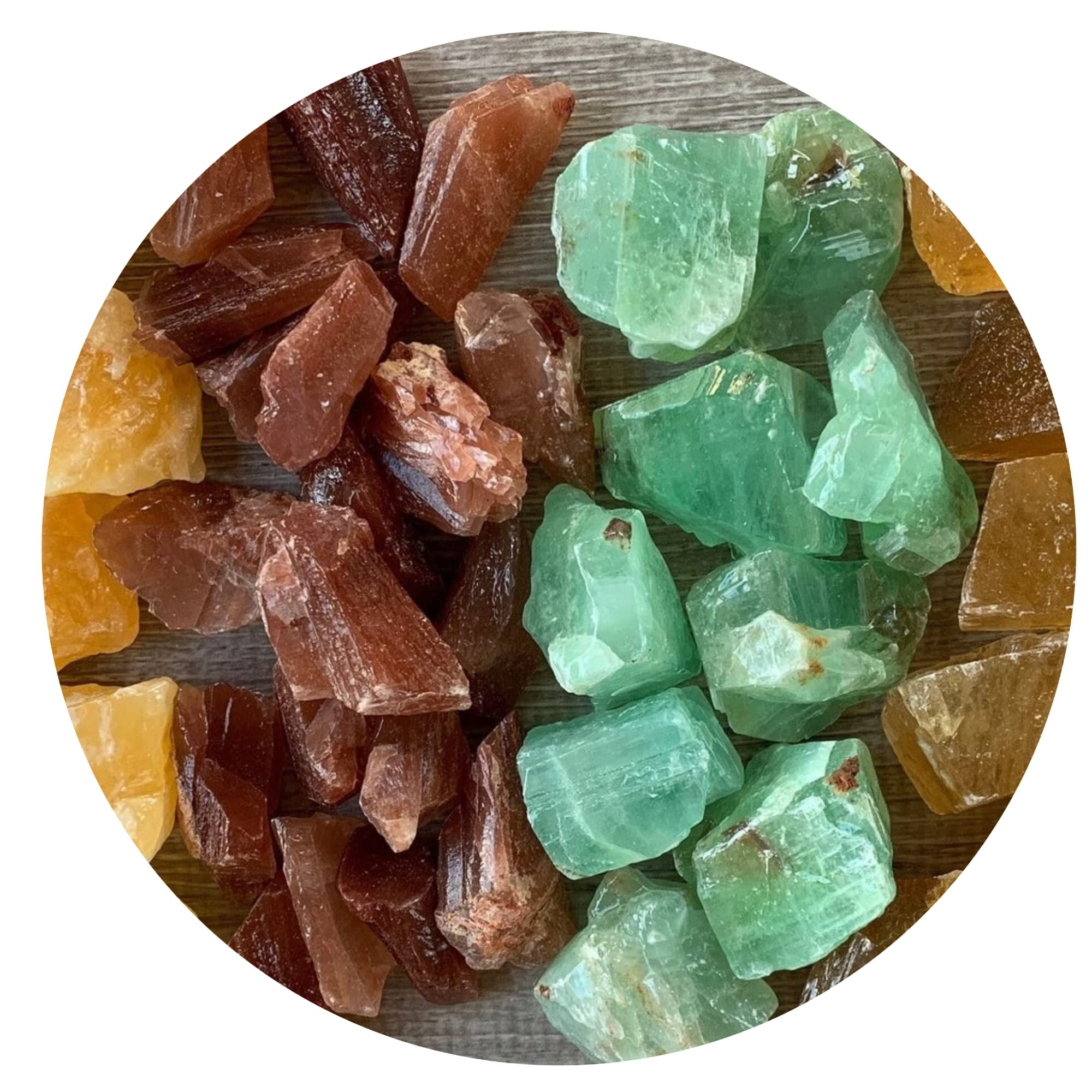 Calcite Rough Natural Stones, Raw Calcite Crystals (Assorted Calcite, 0 ...