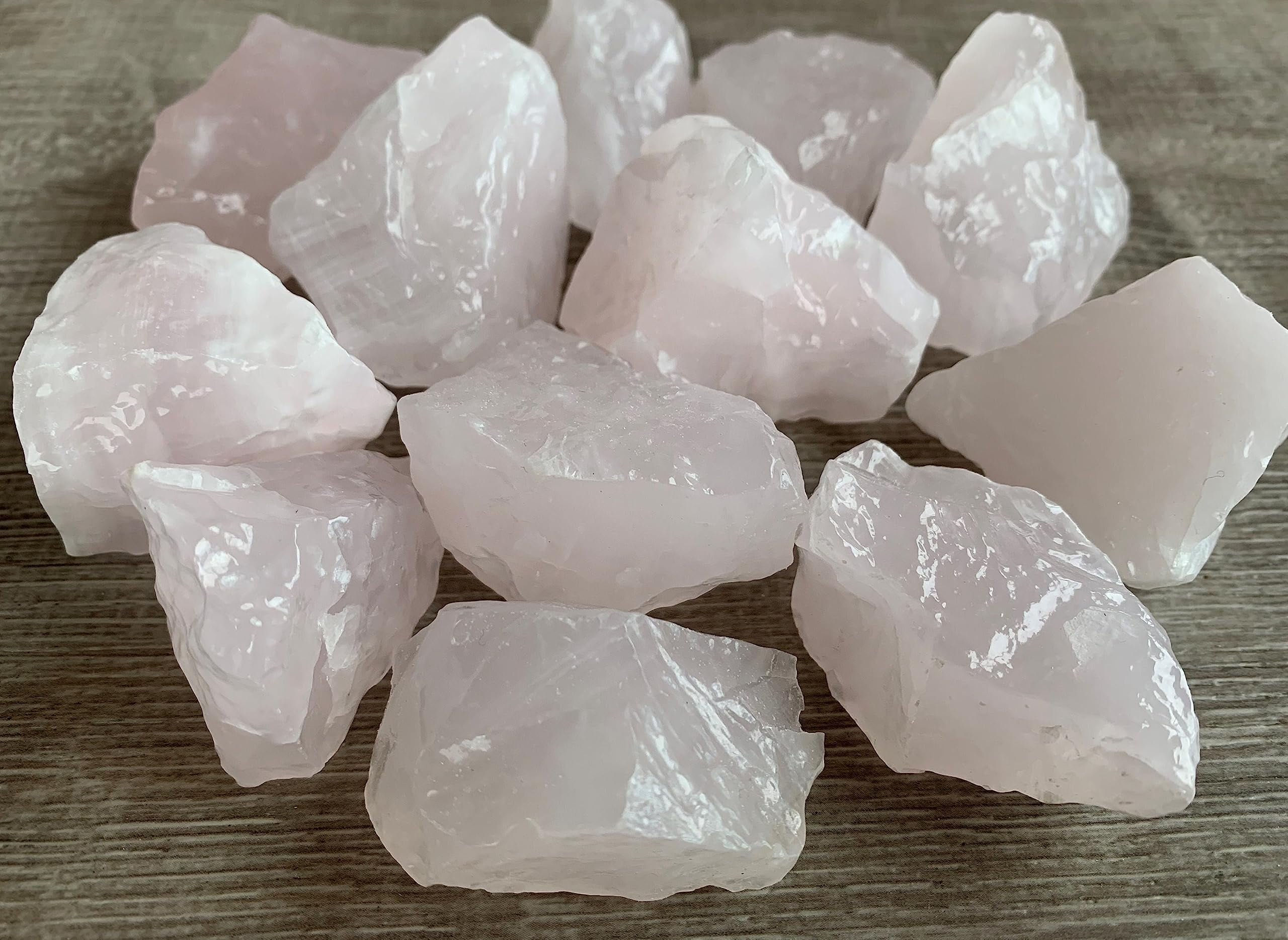 Calcite Rough Natural Stones, Raw Calcite Crystals (Pink Calcite, 0.25 ...