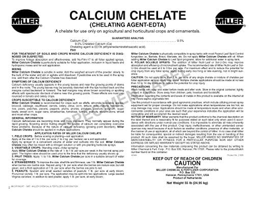 Calcium Chelate EDTA 5lb Fertilizer - Walmart.com