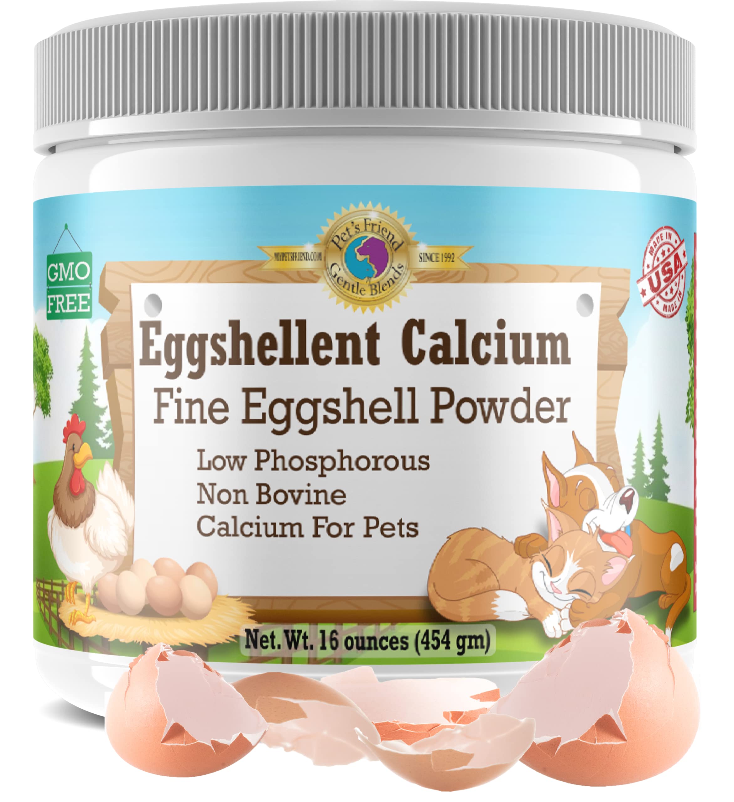 Calcium for Dogs and YYF14 Cats - Fine Eggshell Powder - Strong Hip ...