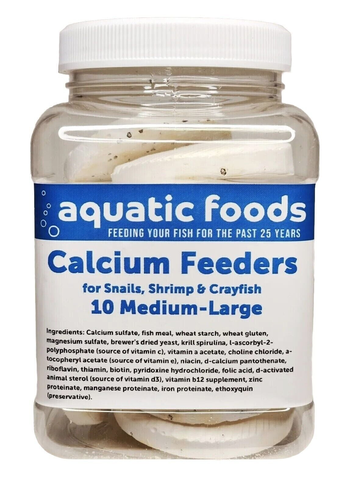 Calcium Enriched Sinking Feeder Disks and Holiday Feeding Food for ...