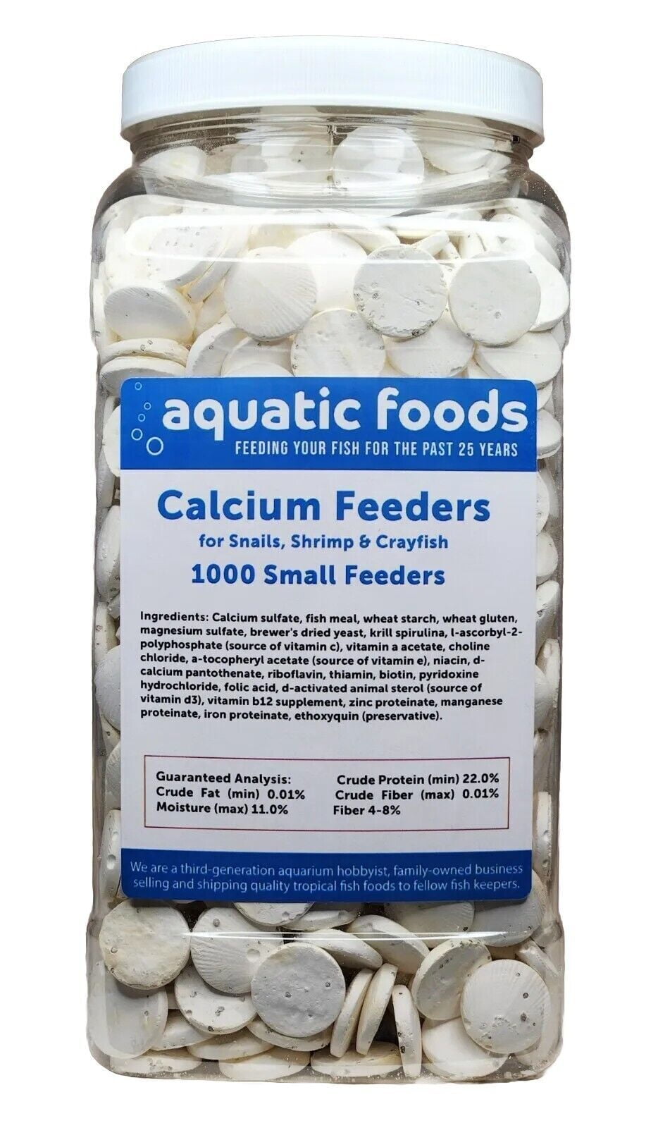 Calcium Enriched Sinking Feeder Disks and Holiday Feeding Food for ...