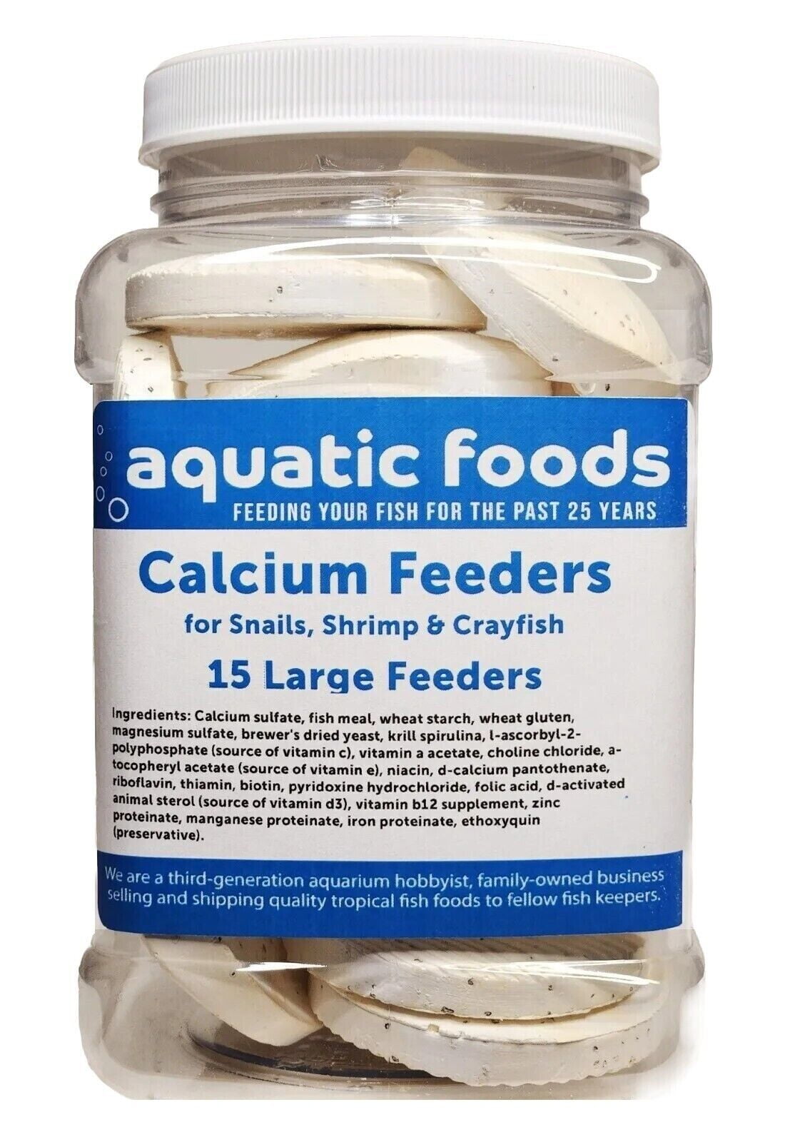Calcium Enriched Sinking Feeder Disks and Holiday Feeding Food for ...