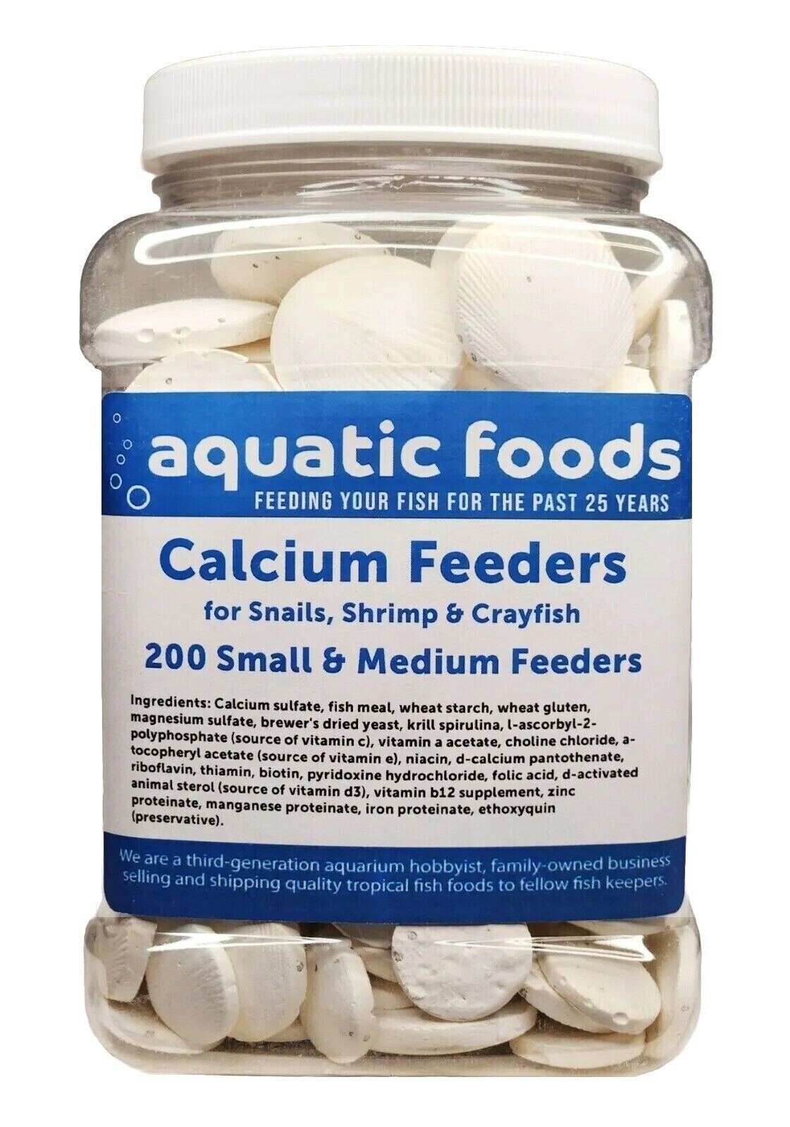 Calcium Enriched Sinking Feeder Disks and Holiday Feeding Food for ...