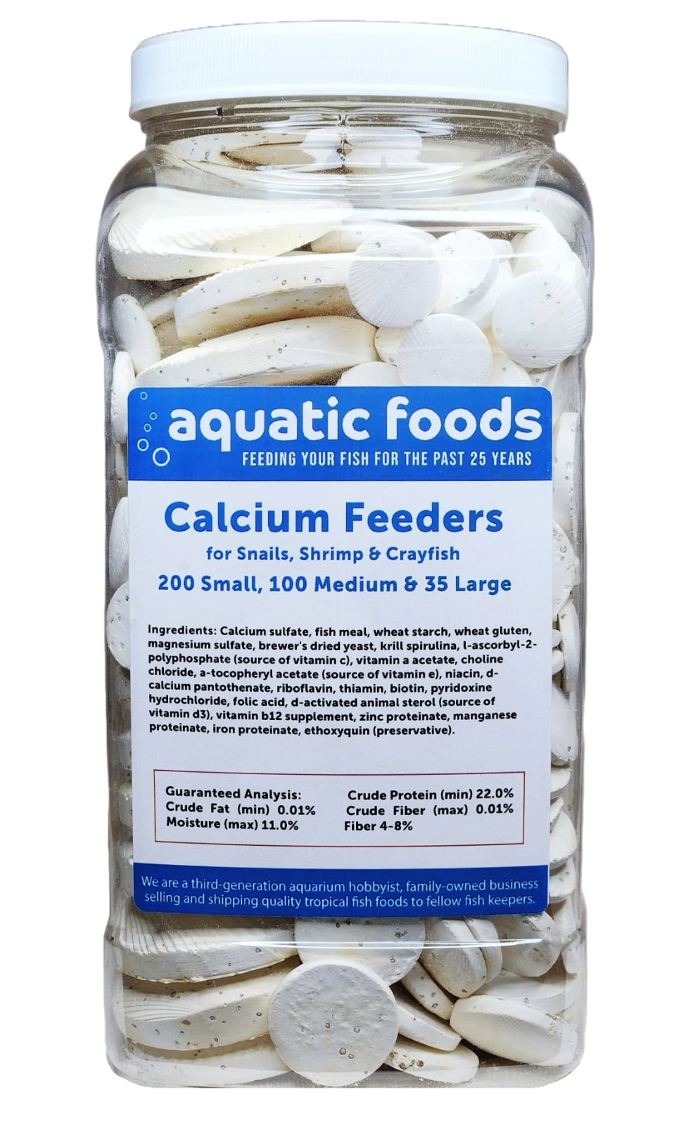 Calcium Enriched Sinking Feeder Disks and Holiday Feeding Food for ...