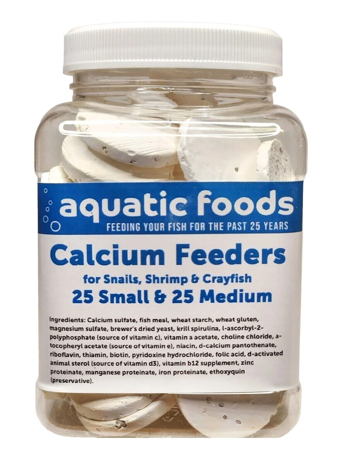 Calcium Enriched Sinking Feeder Disks and Holiday Feeding Food for ...