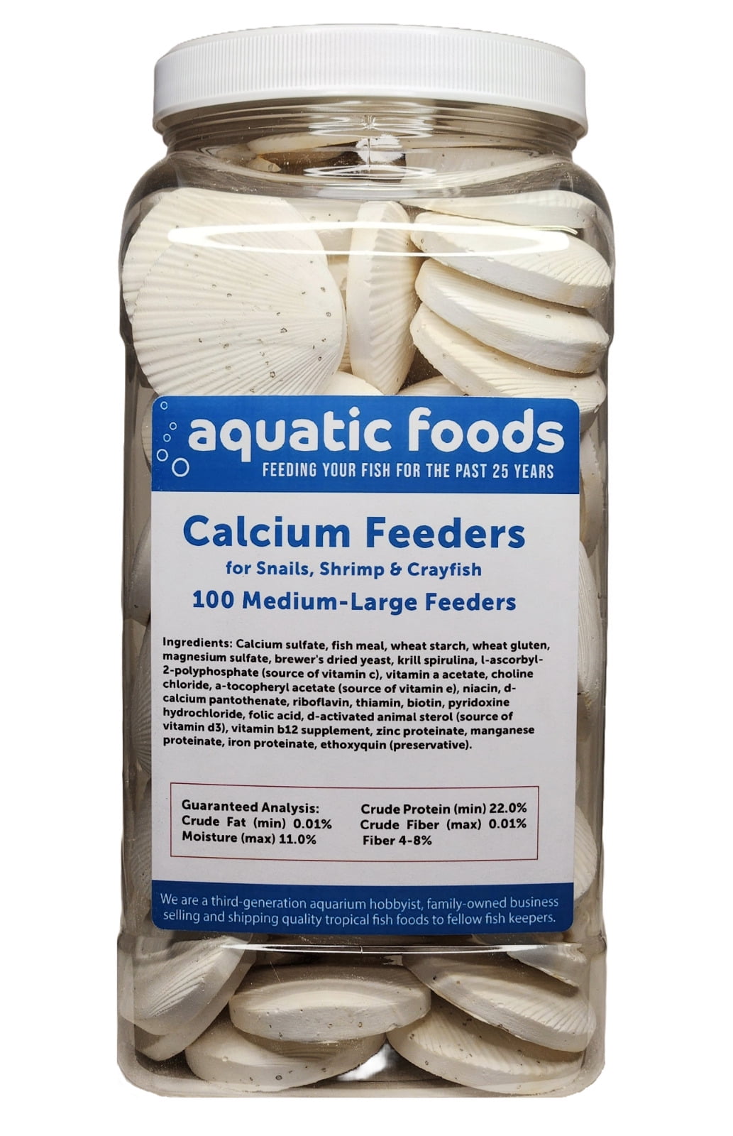 Calcium Enriched Sinking Feeder Disks and Holiday Feeding Food for ...