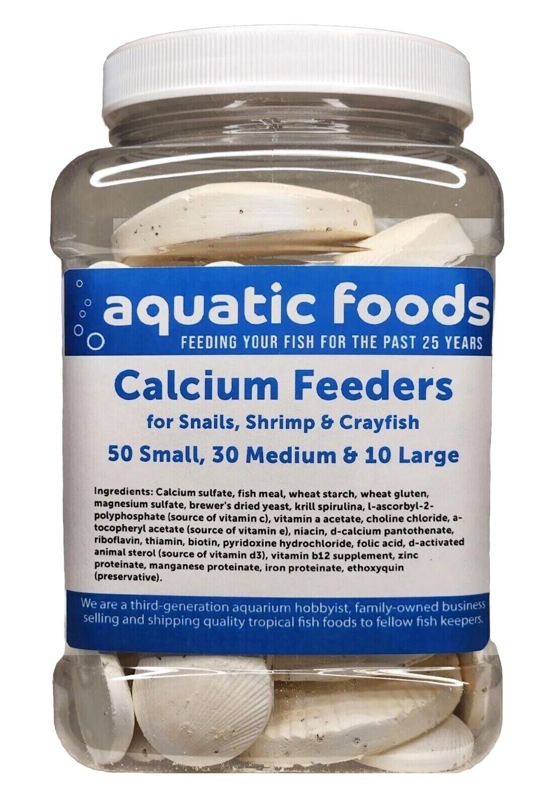 Calcium Enriched Sinking Feeder Disks and Holiday Feeding Food for ...