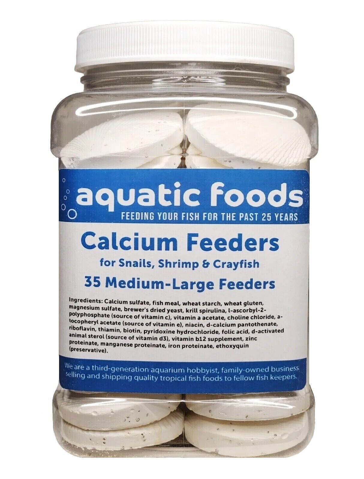 Calcium Enriched Sinking Feeder Disks and Holiday Feeding Food for ...