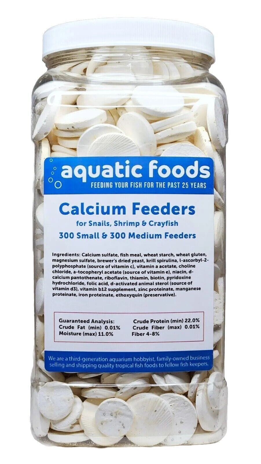 Calcium Enriched Sinking Feeder Disks and Holiday Feeding Food for ...