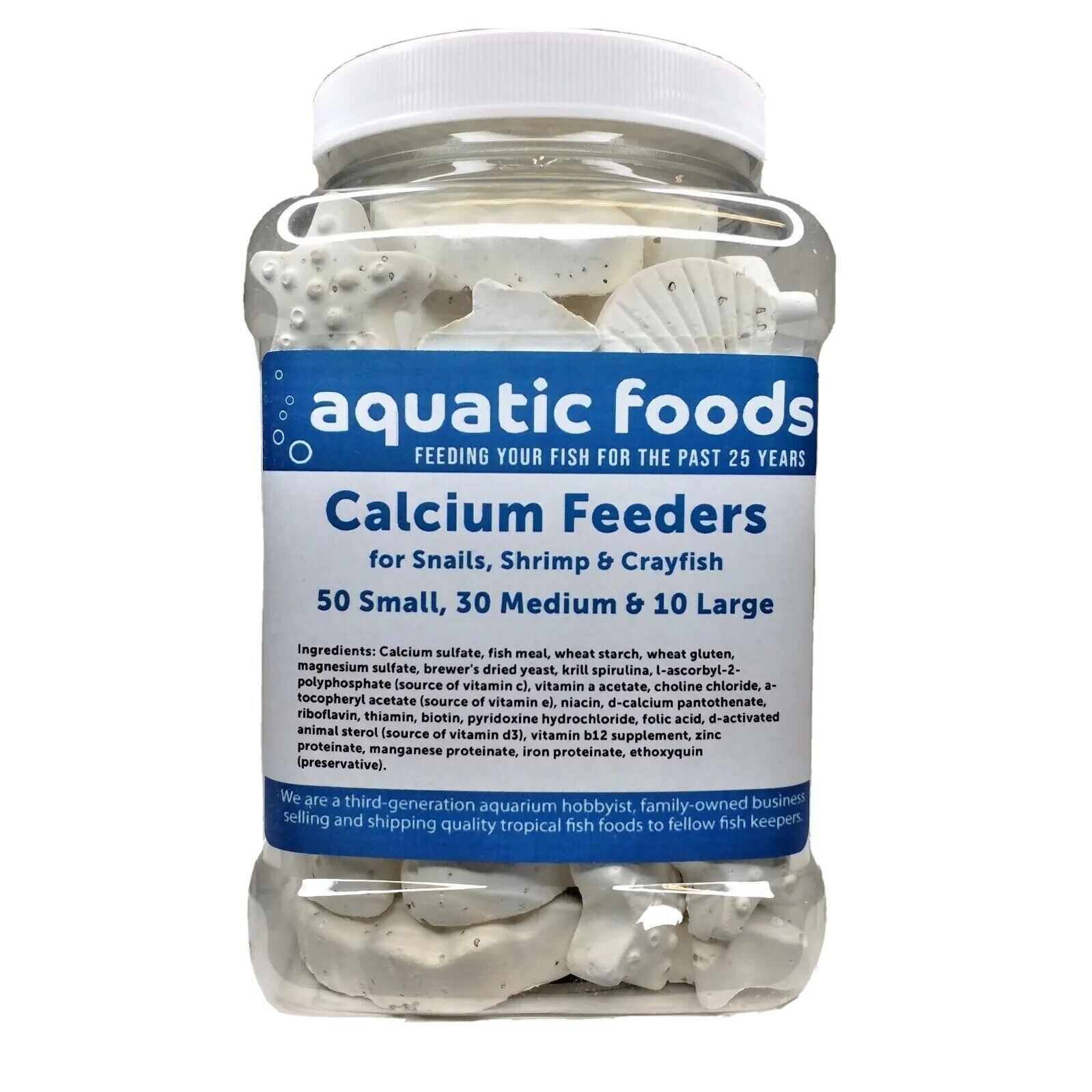 Calcium Feeder Disks for Shrimp, Snails, Crabs, Crayfish, Hermit Crabs ...