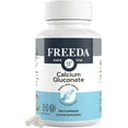 Freeda Calcium Gluconate Supplement Without Vitamin D for Joint Support ...