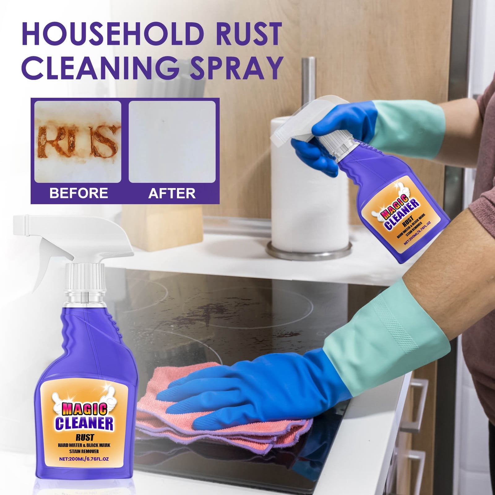 Calcium, Lime & Rust Remover, Blasts Calcium, Dissolves Lime Deposits, Zaps Stubborn Rust Stains ...