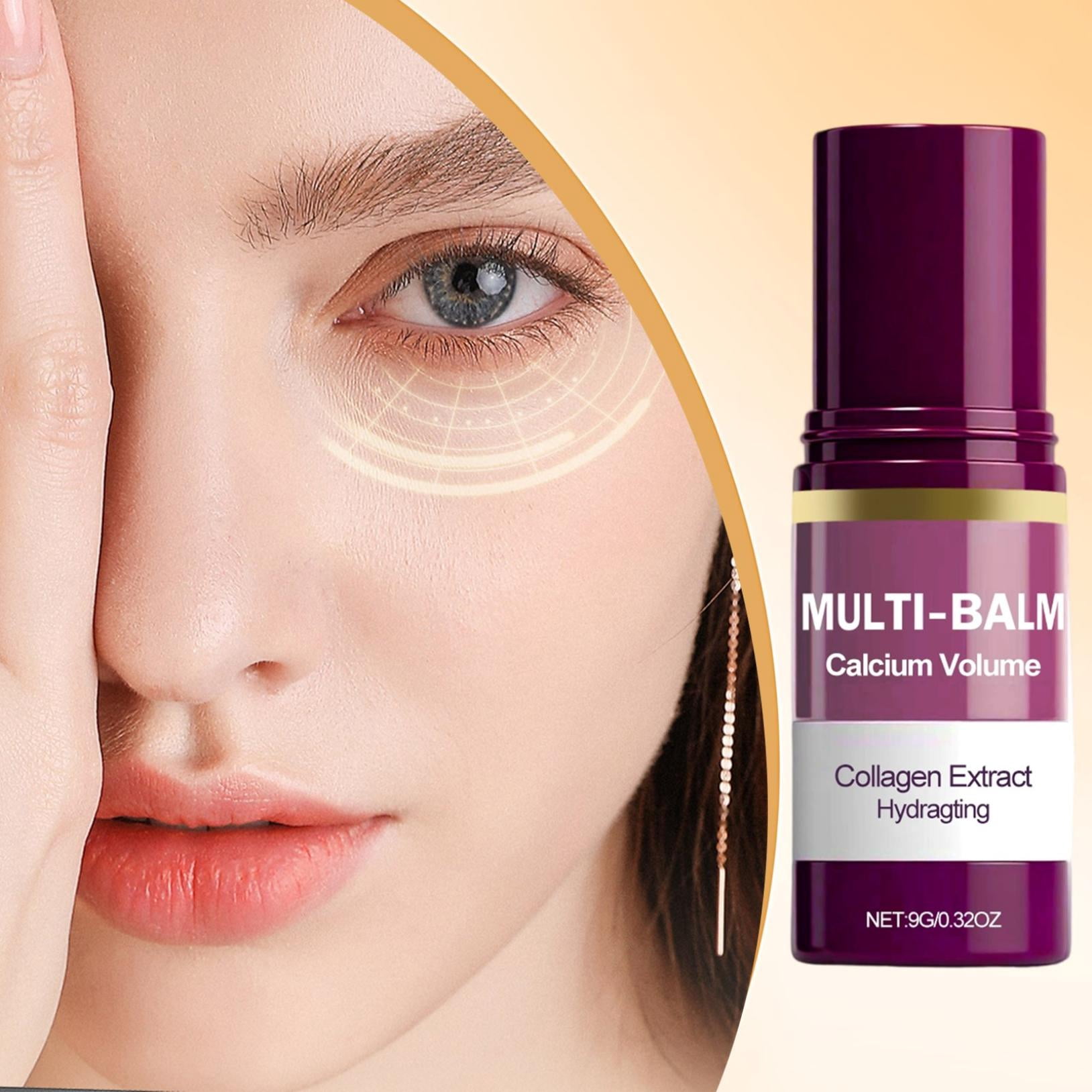 Calcium Multi Balm,Eyes Area Collagen Moisturing Stick,Wrinkle Core ...