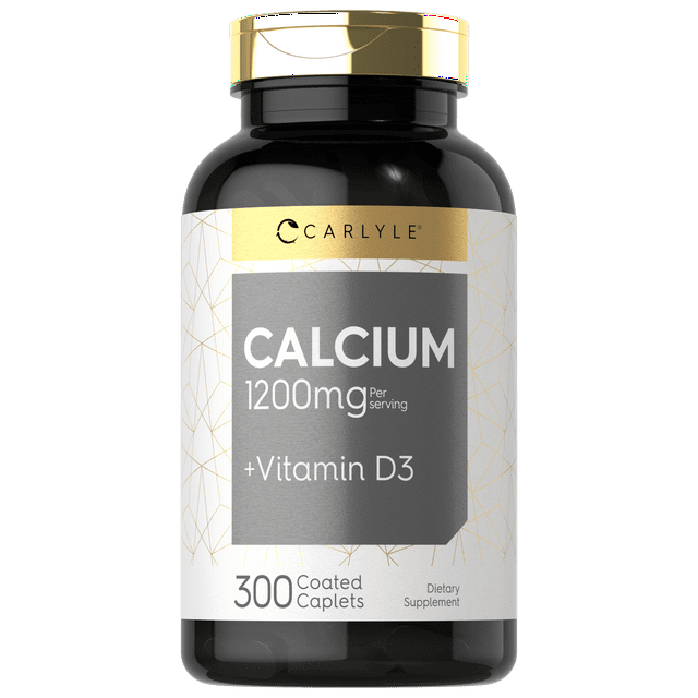 Carlyle Bone Health Supplements | Calcium & Vitamin D3 | 1200mg | 300 ...