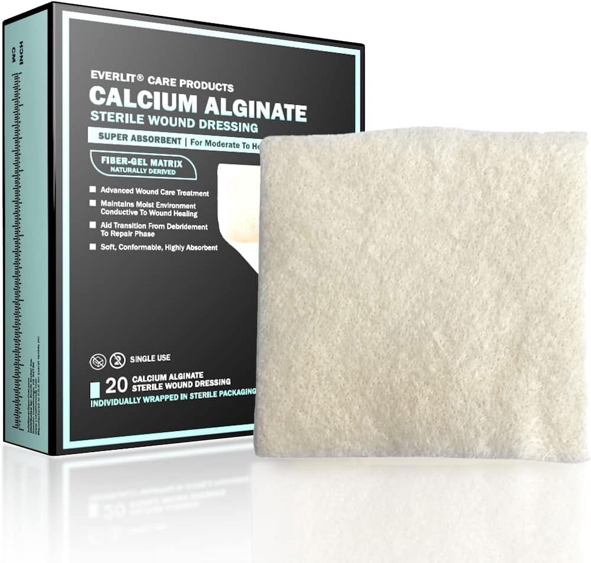 Calcium alginate wound dressing | Gentle, non-stick sterile dressing ...