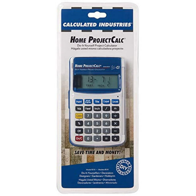 Calculated Industries 8510 Home ProjectCalc Do-It-Yourselfers Feet-Inch ...