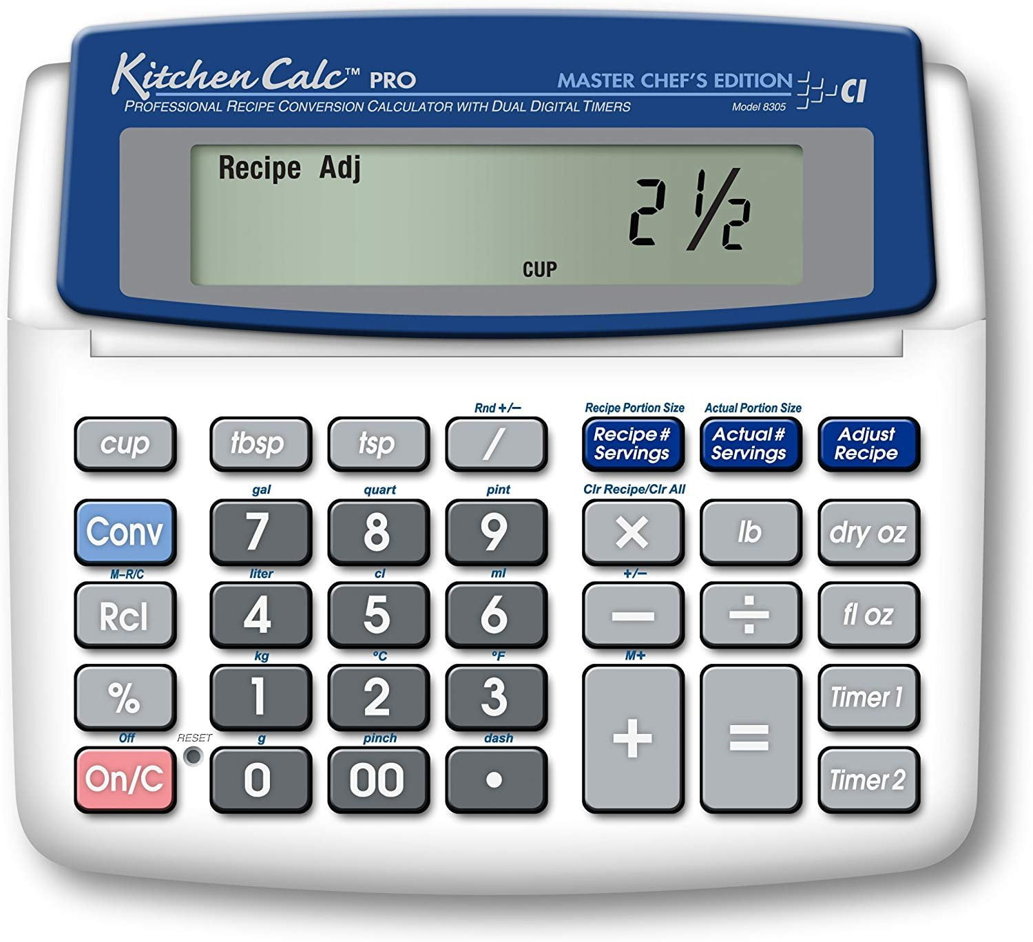 Calculated Industries KitchenCalc Pro (8305) Master Chef Edition ...