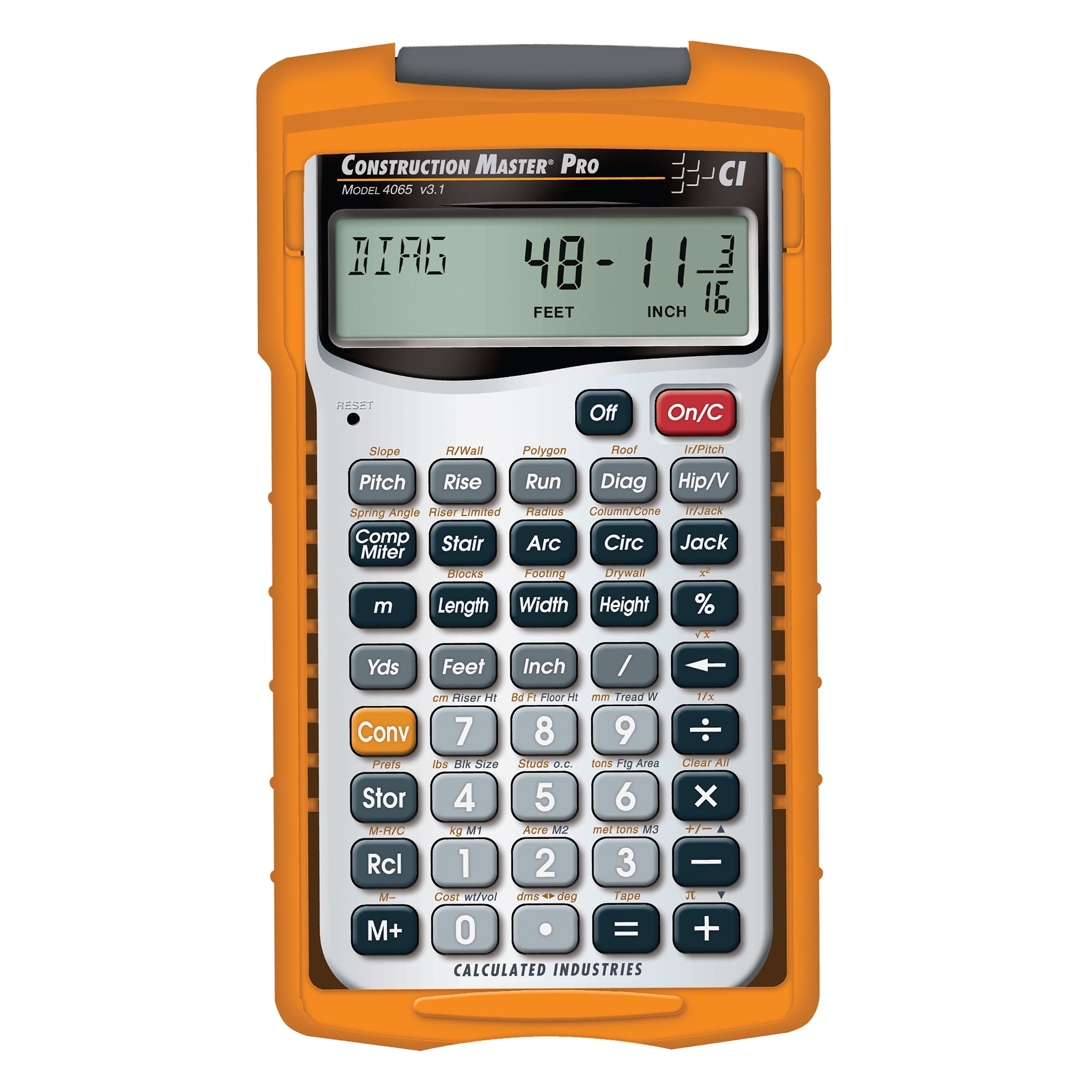 Calculated Industries Construction Master Pro Calculator - Walmart.com