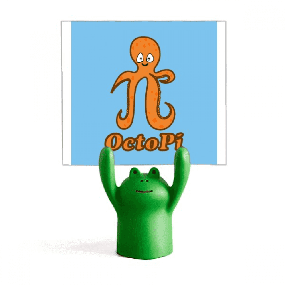 Calculating Mathematical Pi Octopus Memo Holder Cartoon Animal Frog ...