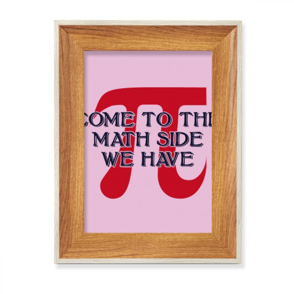Calculation Perimeter Mathematical Pi Desktop Wooden Photo Frame ...