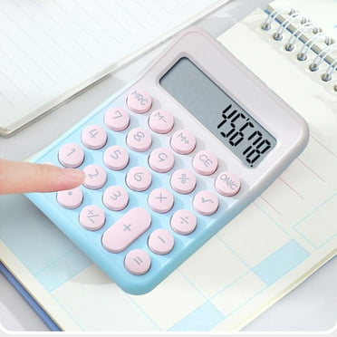 Scientific Calculator with Transparent Key, 2 Screen Display, Time ...