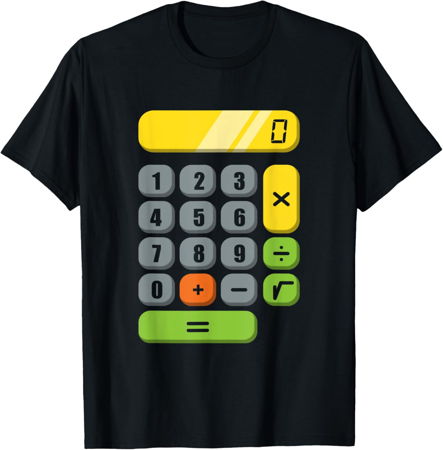 Calculator Costume Halloween Easy Cosplay Math Geek T-Shirt - Walmart.com