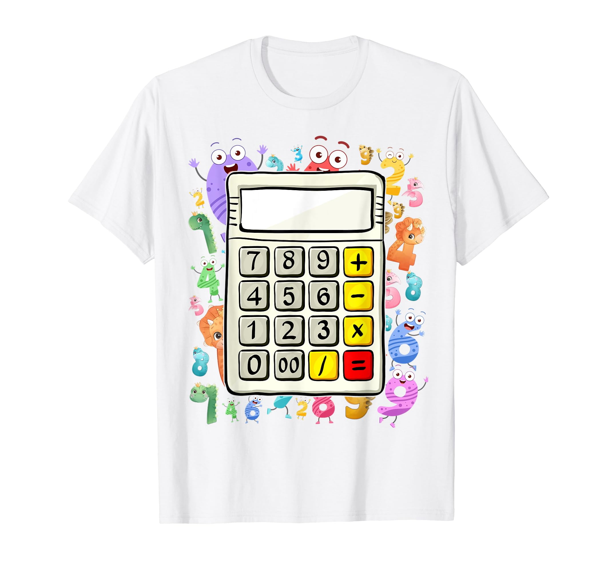 Calculator Costume Idea For Kids & Maths Day Dinosaur T-Shirt - Walmart.com