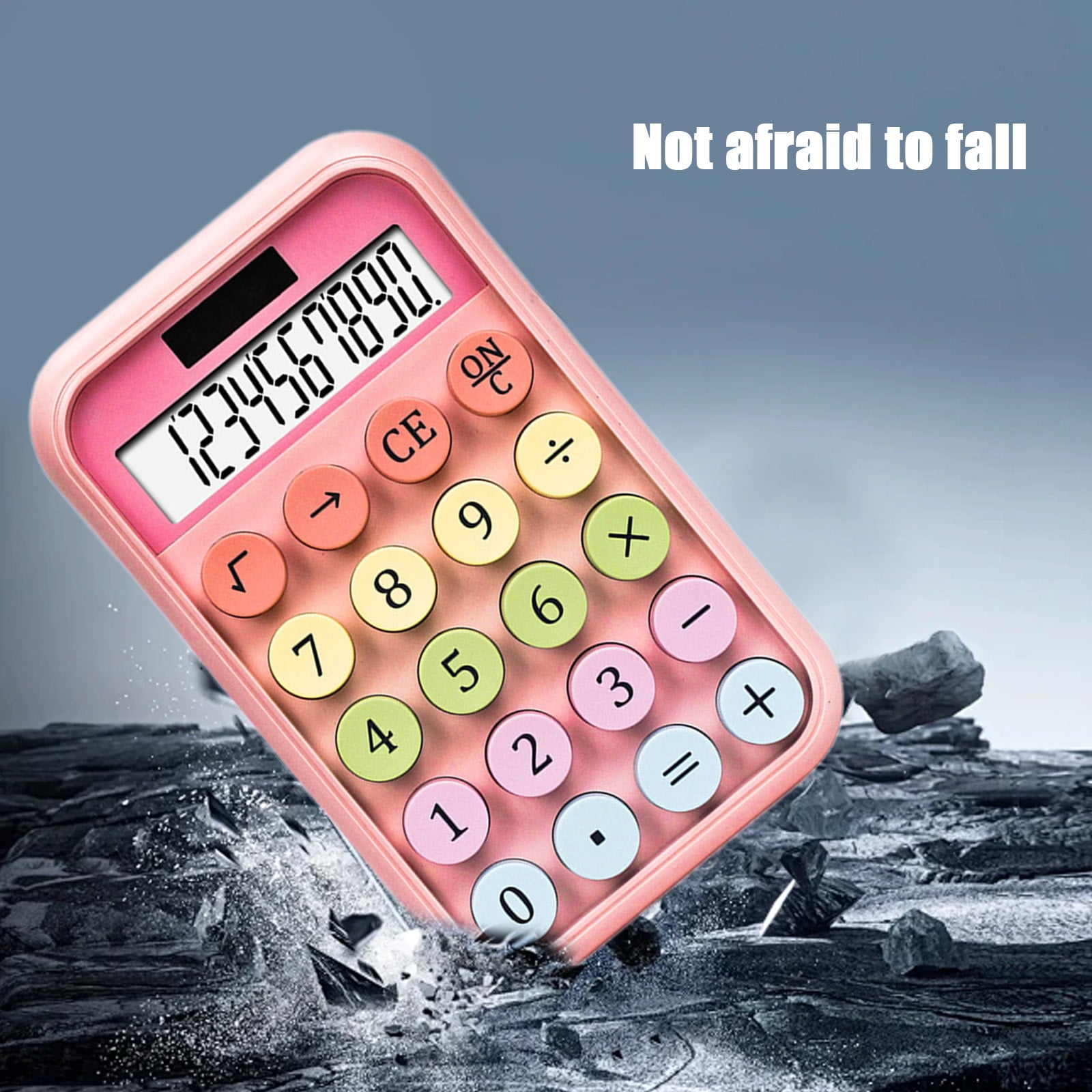 Calculator Desk Calculator 10-digit With Large LCD Display And ...