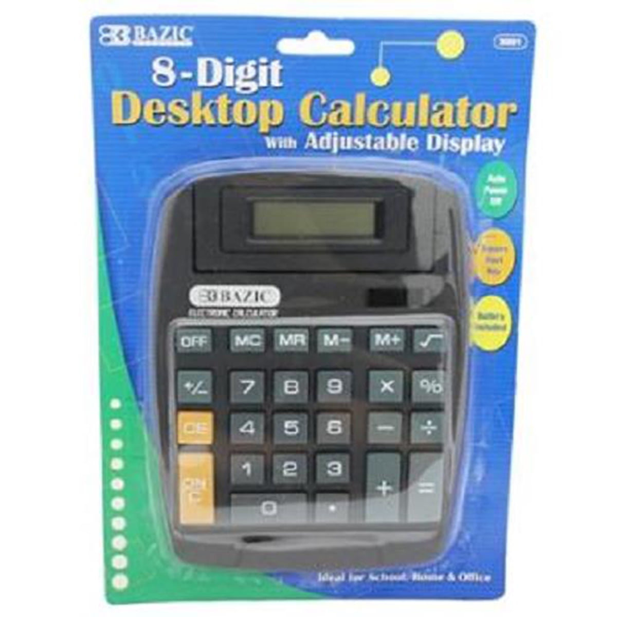 Calculator Desktop 8 Digit - Large, Count 1 - School Supply / Grab Varieties & Flavors - Walmart.com