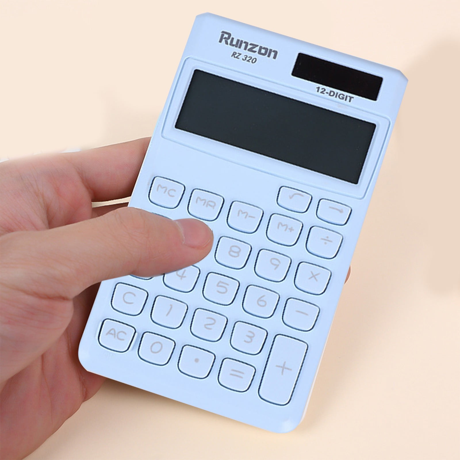 Calculator,Desktop Calculator With Extra Large LCD Screen– Dual Power ...