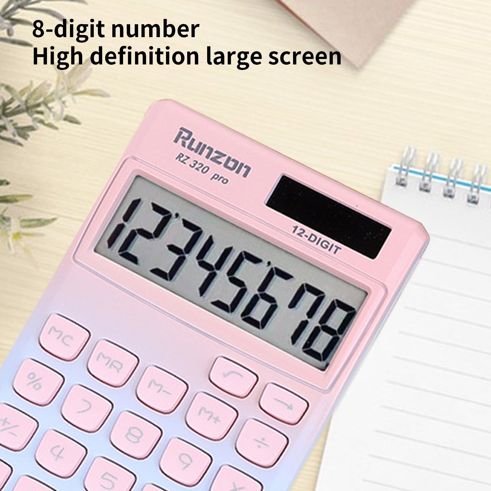 Calculator Graphing Calculator Solar Powered Calculator Large Display ...