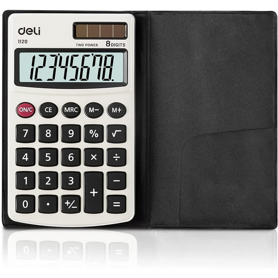 Calculator, Standard Function Basic Calculators, Solar Battery Dual ...