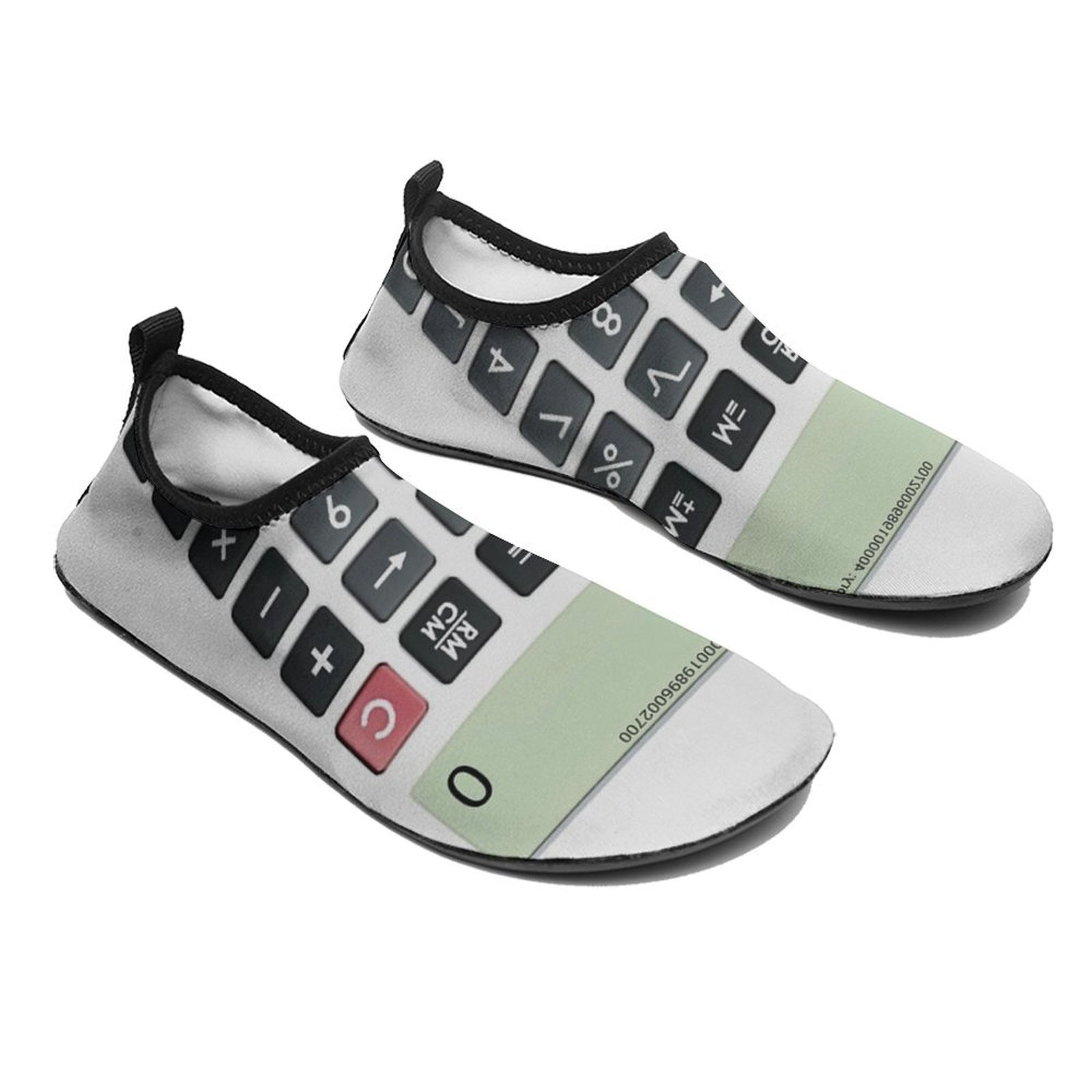 Calculator Water Shoes Beach Slip-on Shoes for Men Women Swim Pool Yoga ...