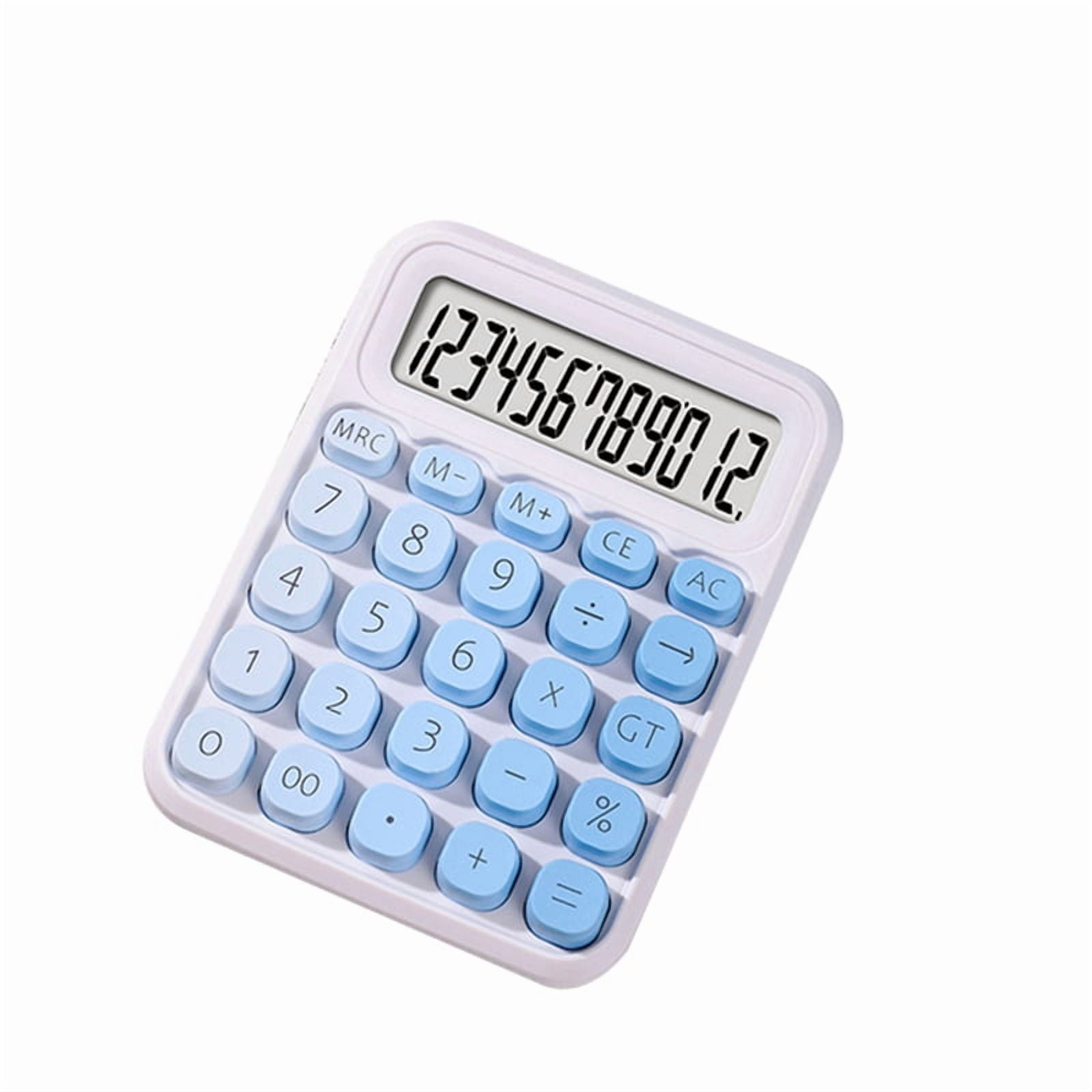 Calculator with Dual Power Supply 12 Digits for Electronic Calculator ...