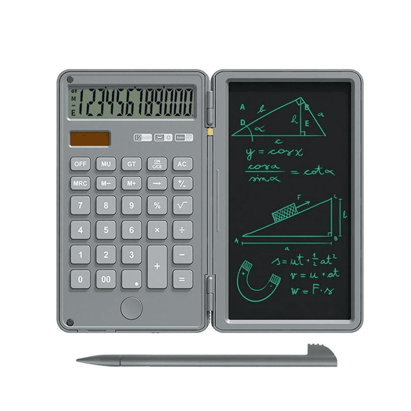 Calculator with Writing Pad 12-Digit Portable Calculators Stylus ...