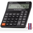 Calculators Desktop, Desk Calculator with Lar 2 Line Display, Talking Basic Big Button ...