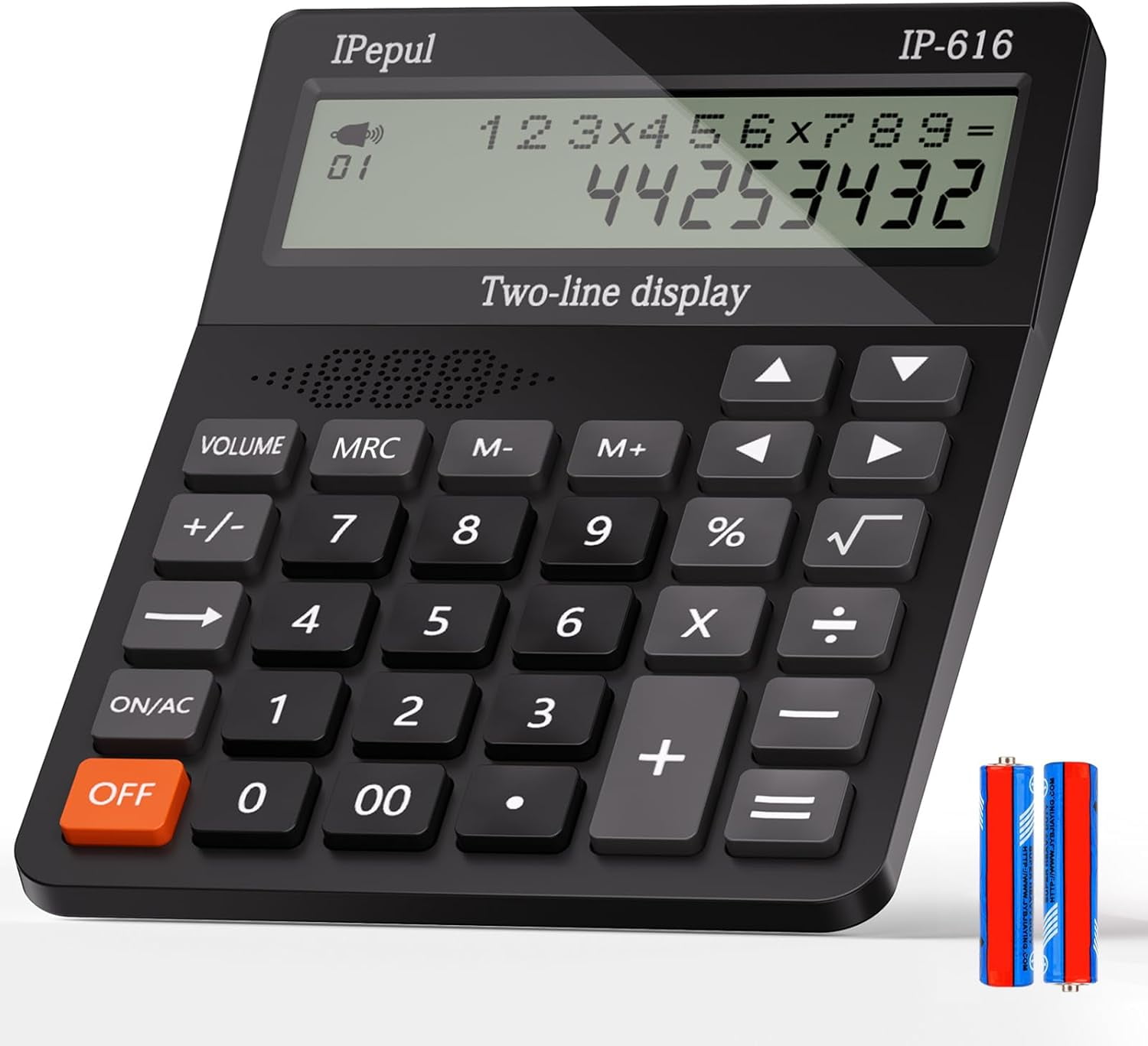 Calculators Desktop, Desk Calculator with Large 2 Line Display, Talking ...